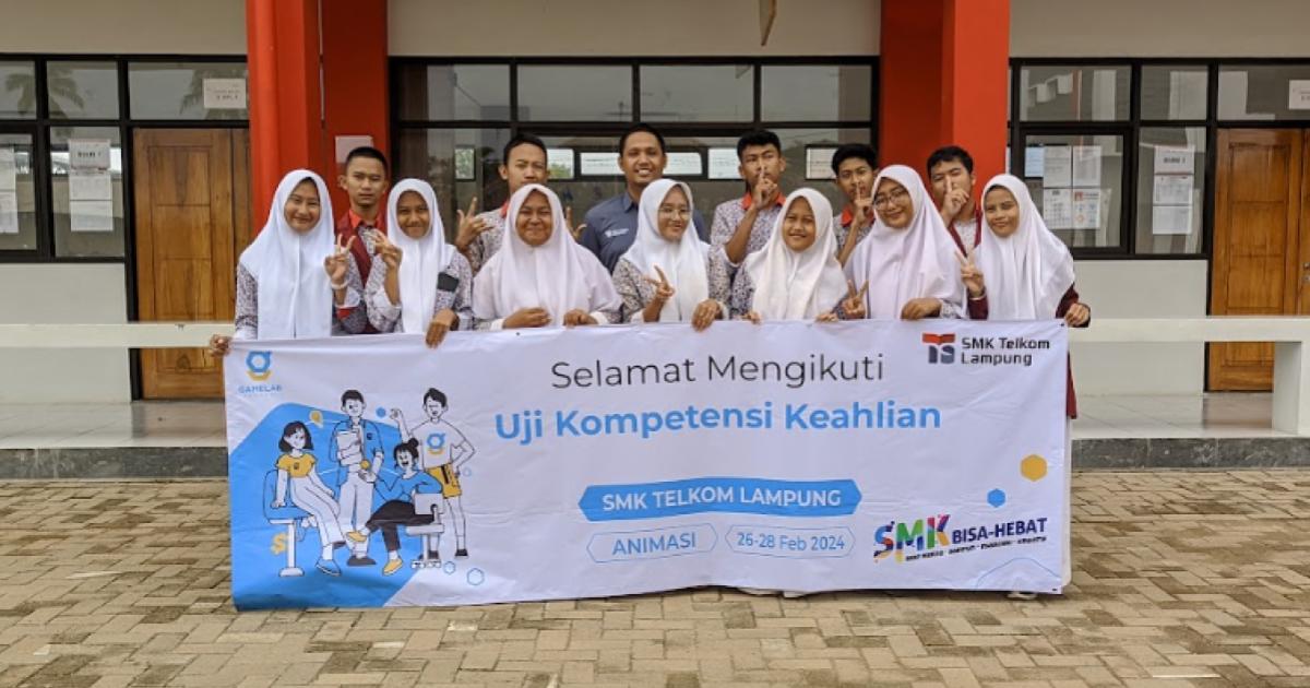 Kolaborasi Berkelanjutan, SMK Telkom Lampung Mempercayakan GAMELAB untuk Mengasah Skill Siswa ...